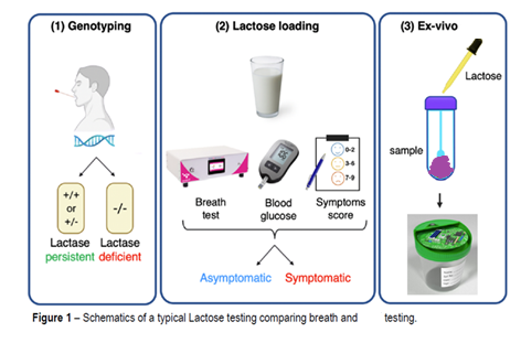 Sensor for detection of Lactose intolerance - Yissum